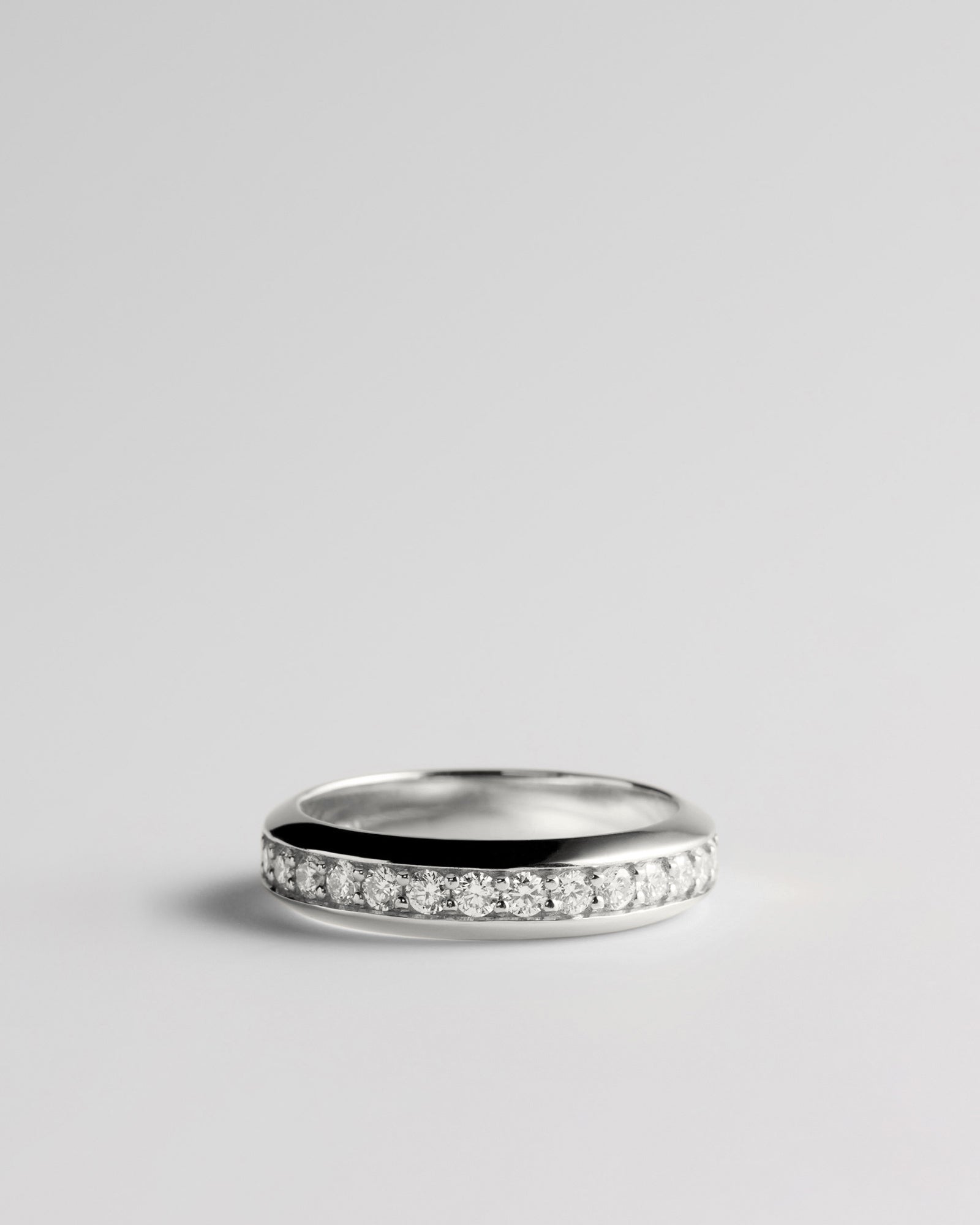 Song Ring 1/2 - White Diamonds – Hamish Munro